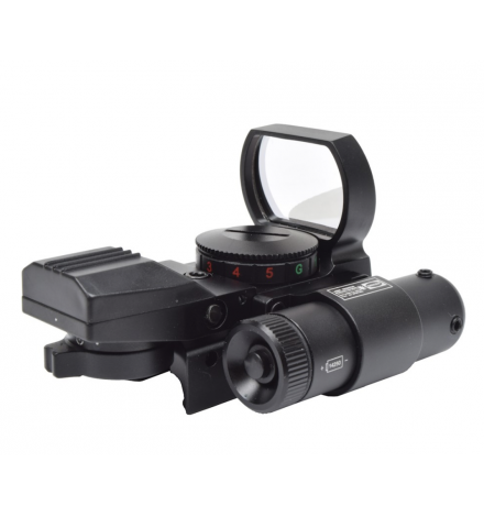 Viseur rouge/vert multi réticule avec laser - JS-TACTICAL