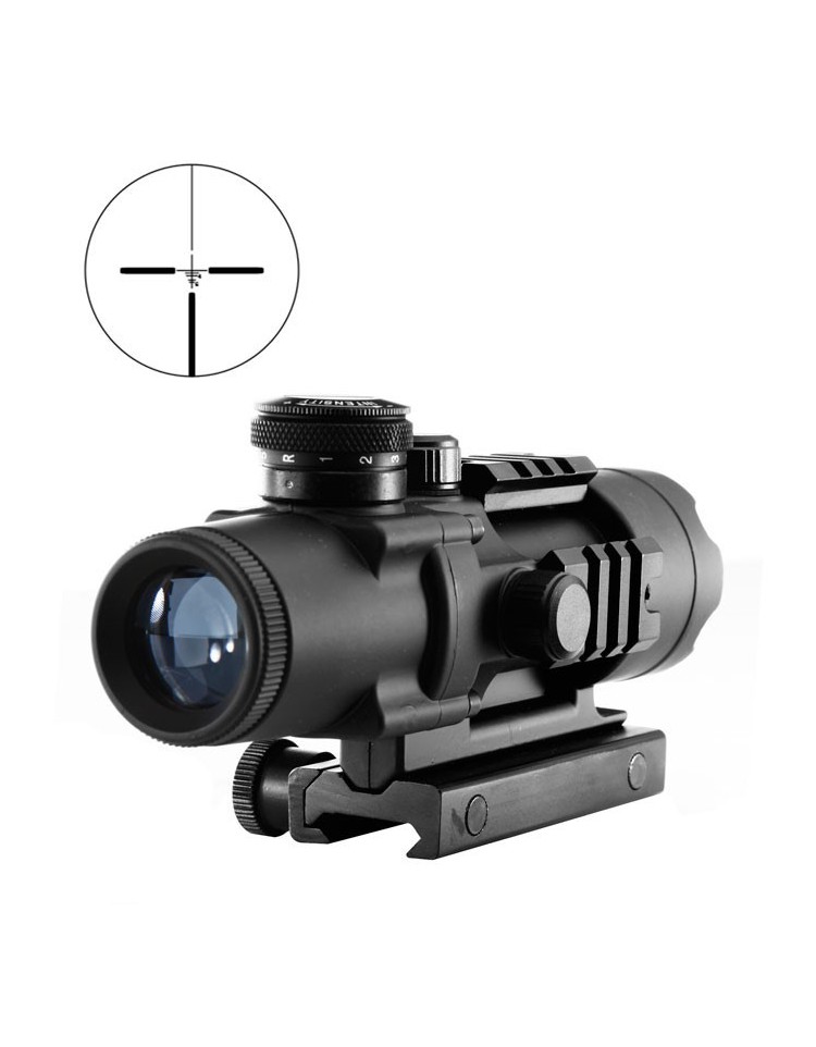Tactical scope 4x32 avec reticule lumineux